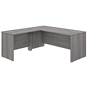 Bush Business Furniture Studio C L Shaped Desk with Return, 72W x 30D, Platinum Gray
