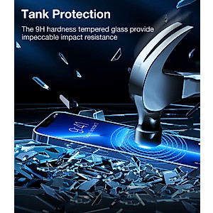 TORRAS Diamond Shield for iPhone 13 Pro Max Screen Protector for iPhone 14 Plus Phone Screen Saver Ultra Strengthened Tempered Glass [Full Coverage] Shatterproof [Anti-Fingerprint] 2-Pack, 6.7"