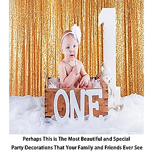 Sequin Curtains 2 Panels 2FTx8FT Gold Glitter Backdrop Gold Sequin Photo Backdrop Wedding Pics Backdrop Y1121