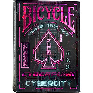 Bicycle Cyberpunk Cybercity Premium Playing Cards, 1 Deck