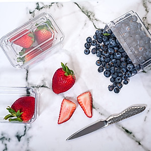 10 Pack Clear Refrigerator Organizer, Fruit and Veggie Clear System Organizer Plastic holder Containers for Food arrangement, Simplify organization for Refrigerator and Pantry