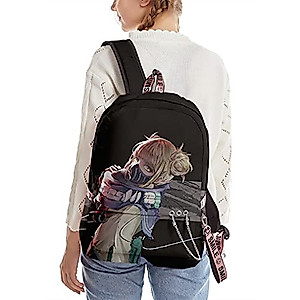 XIXISA 17" Anime My Hero Academia Backpack MHA Himiko Toga Laptop Backpacks (Himiko Toga)