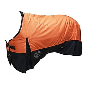 Showman Waterproof & Breathable 1200 Denier Turnout Horse Blanket! 6 Colors & Sizes 68"-82"! New Horse TACK! (Orange, 76")