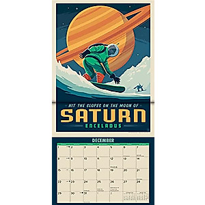 Willow Creek Press Space Travel (ADG) Monthly 2024 Wall Calendar (12" x 12")
