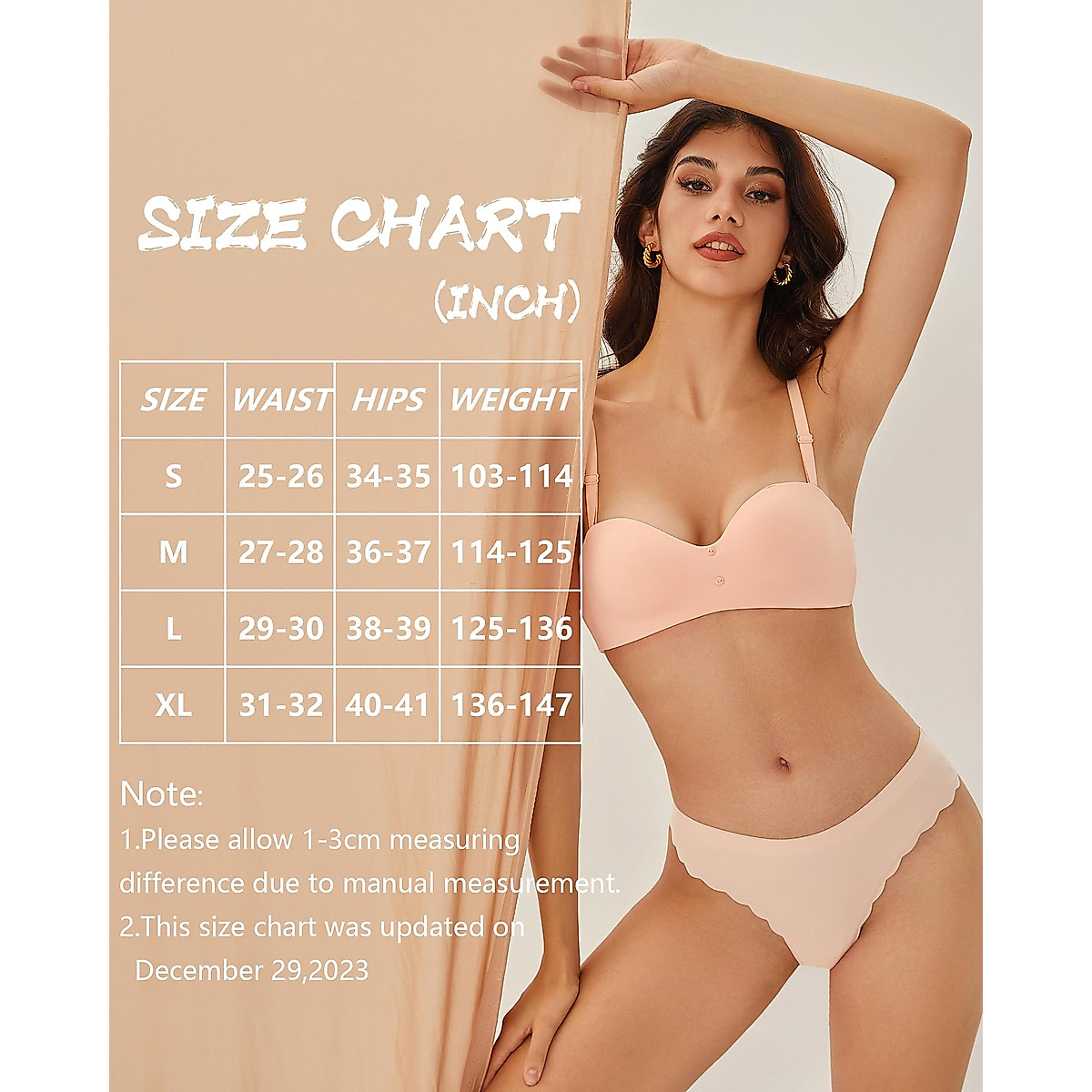 FINETOO Seamless Thongs for Women Low Rise Lace Wavy Sides Thong Sexy No Show Panties Womens Underwear S-XL 6 Pack