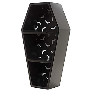Sourpuss Bat Print Coffin Shelf