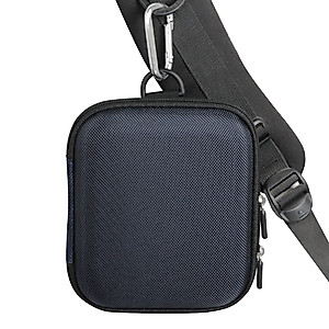 Anleo Hard Travel Case for SanDisk 500GB 1TB 2TB 4TB Extreme PRO Portable SSD (Black+Orange, Case for 2 Hard Drives)