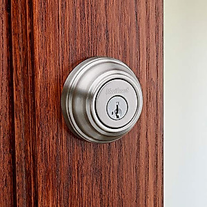 Kwikset 99800-123 Deadbolt, Satin Nickel