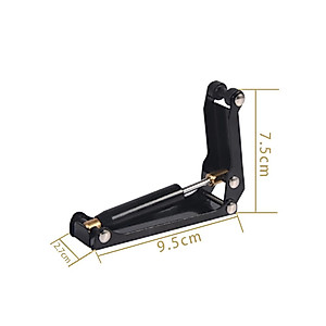 ARTIBETTER Piano Slow Soft Fall Device Aluminum Alloy Hydraulic Pressure Piano Fallboard Decelerator Keyboard Cover Descend Control Device Finger Guard Piano Accessory