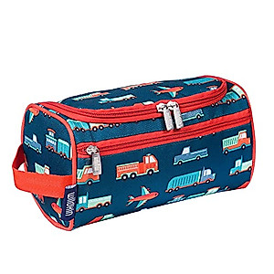 Wildkin Toiletry Bag for Boys, Girls, and Adults, Toiletry Bags Measures 9.5 x 5 x 5 Inches, Multifunctional, Spacious and Ideal Sized for Weekend or Overnight Travel Bag, BPA-free (Transportation)
