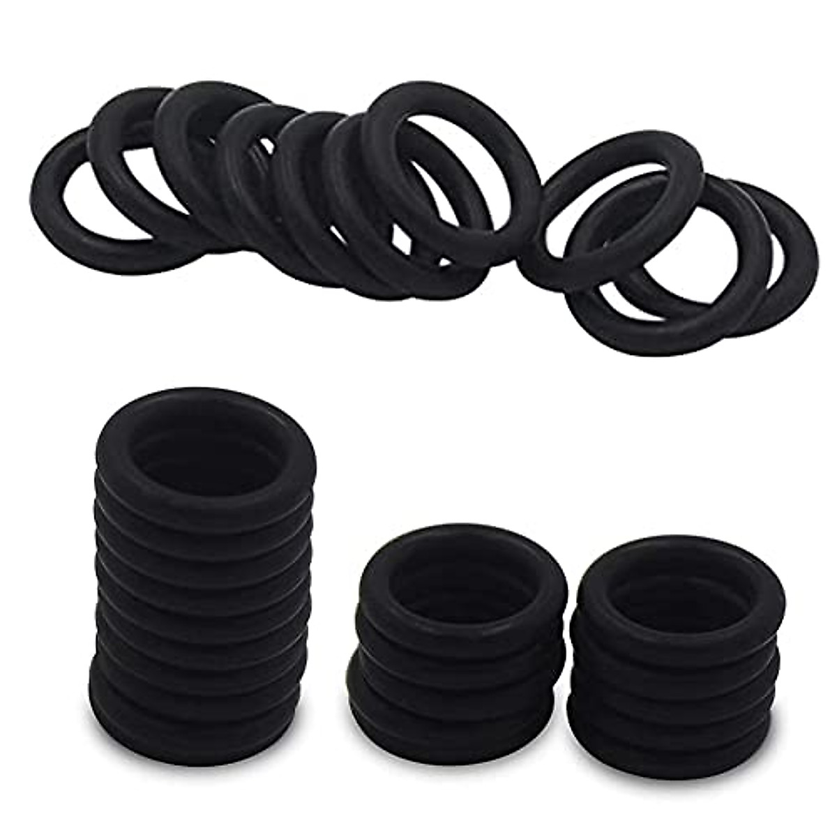 Joywayus Propane Natural Gasket O-Ring for Propane Tank Cylinder POL Adapter Fitting 0.579"OD (10PCS)