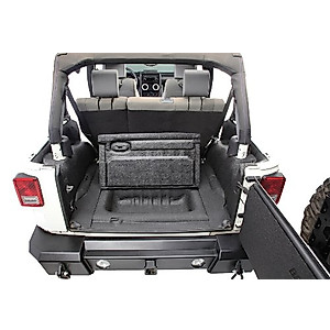 Bedrug - Jeep Bedtred | 2007 - 2010 Jeep Wrangler JK 2 Door, Cargo Liner w/ Tailgate & Tub Liner | Grey - 5 pc. | BTJK07R2