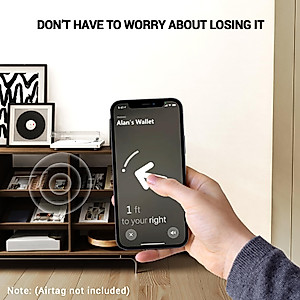 furid Apple Airtag Wallet Men: Air Tag Wallet, Airtag Wallet Men, Wallet with Airtag Holder