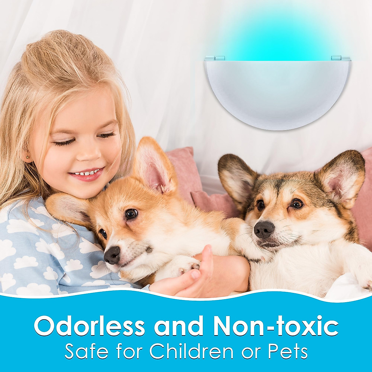 Qualirey 20 Pack Flying Insect Trap Refill Compatible with Faicuk FA-FLT07 Wall Sconce Fly Trap, Replacement Fly Glue Boards Refills for Capturing Flies, Moths, Gnats, Mosquitoes