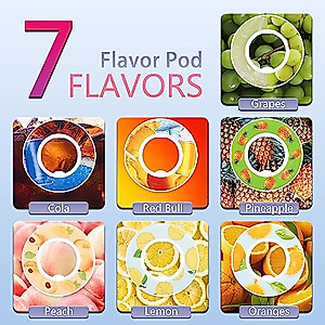Fancemot 7 Pcs Flavor Pods for Air Up Water Bottle