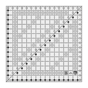 Creative Grids Quilt Ruler 16-1/2in Square - CGR16