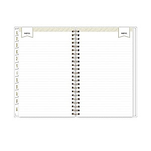 Blue Sky Day Designer 2024 Weekly and Monthly Planner, 5" x 8", Frosted Cover, Wirebound, Tile (101410-24)