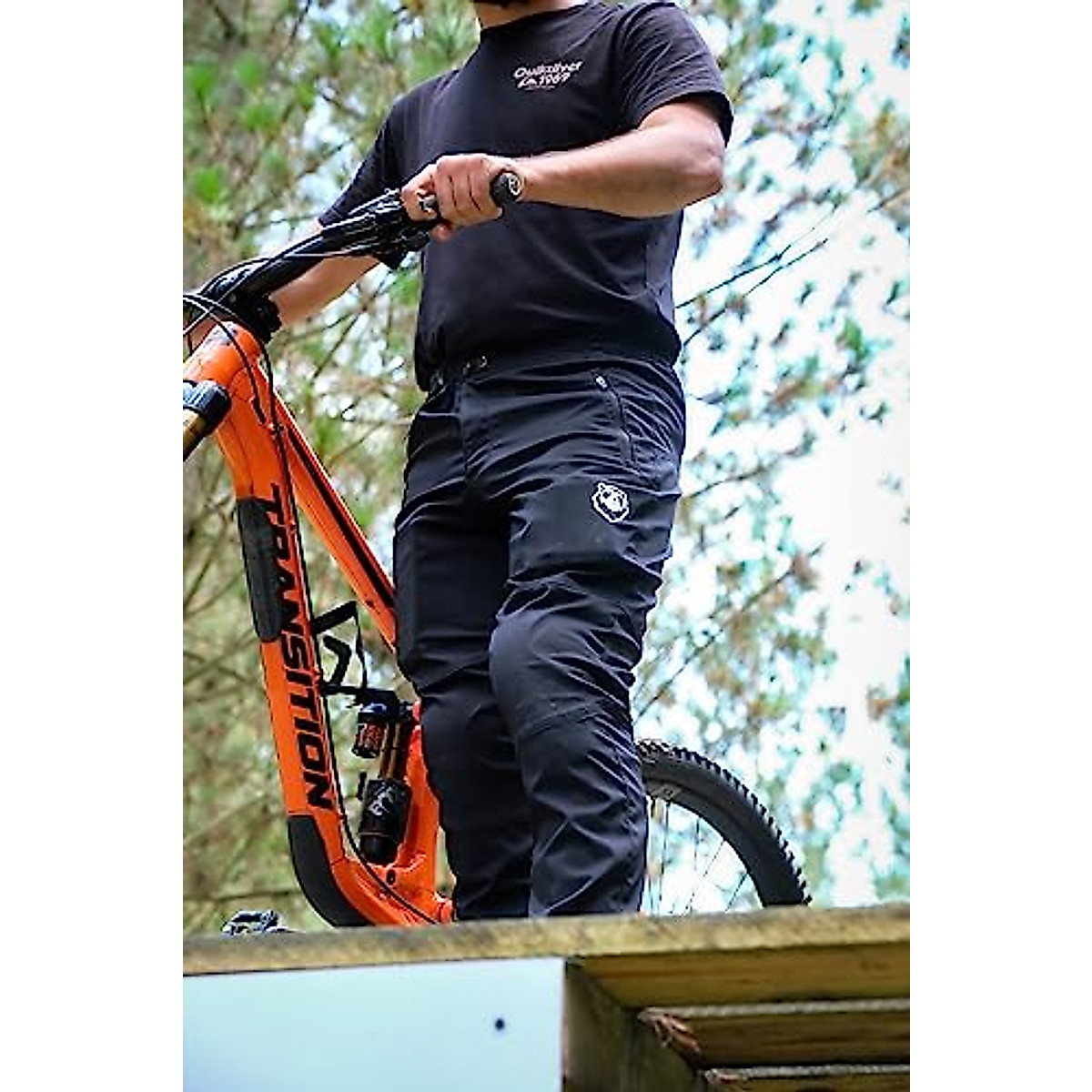 Andean Trails, MTB Pants, Mountain Bike Pants, Enduro Pants, Downhill Pants, Water Repellent Black
