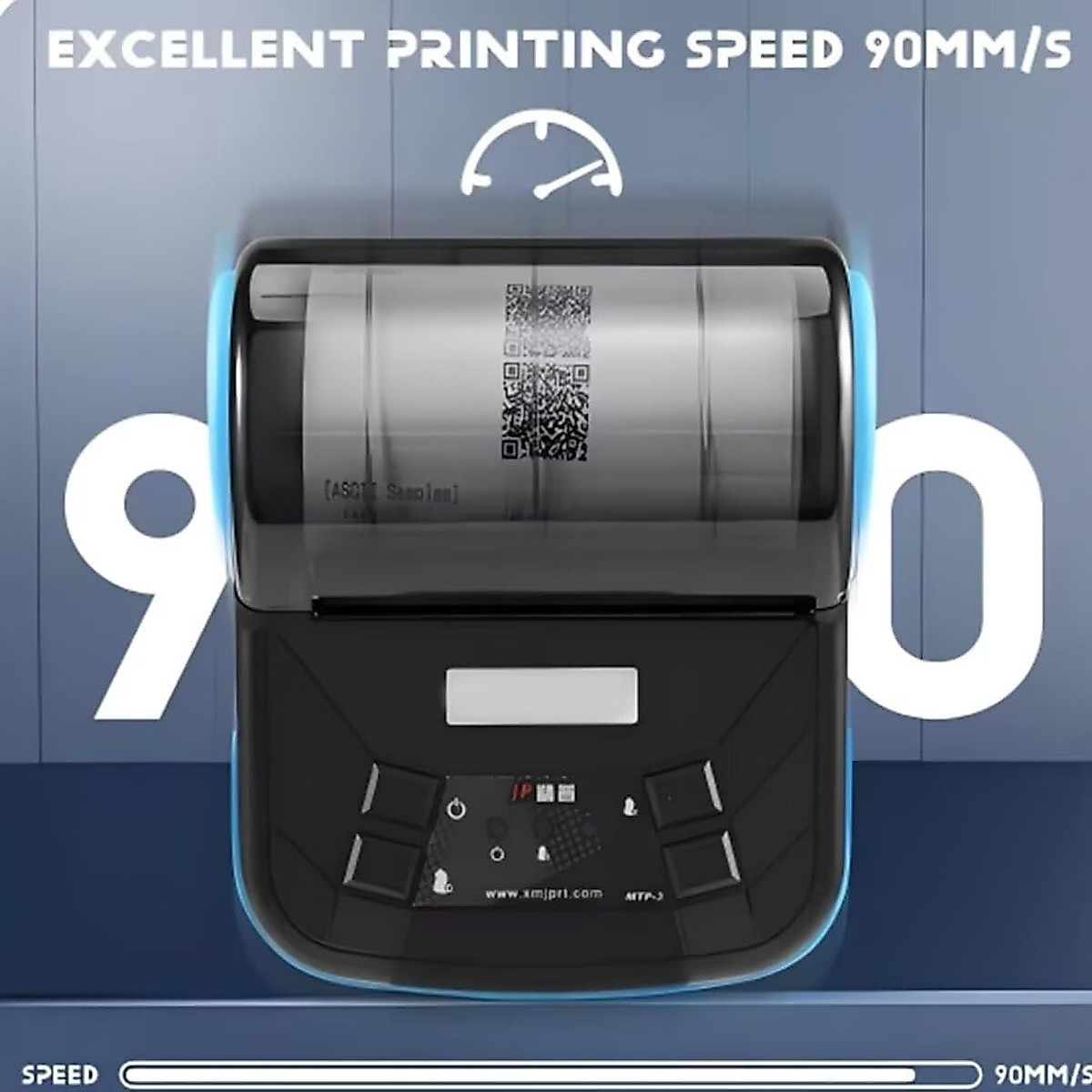 GZGYNADAST NOT for iOS/ipad/MAC/iPod, only Compatible with Android/Windows,80mm Portable Bluetooth Receipt Thermal Printer Wireless Ticket Bill Invoice pos Printer for Small Business