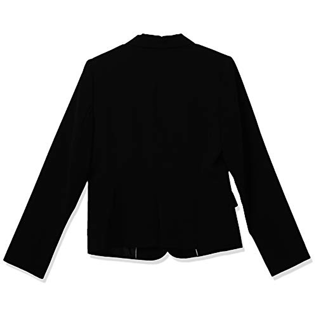 Calvin Klein Women's Two Button Lux Blazer (Petite, Standard, Black, 18 Plus