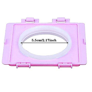 WEISHENG 4 Pieces Hamster Cage Connection Board Metro Cage Replacement Tube Connector Stretch Resistant Flexible Connection Accessories for Small Pets 5.5 cm / 2.17 inch