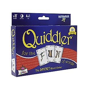 Quiddler — Card Game — Make Short Words With Cards to Win — For Family Game Nights — Ages 8+