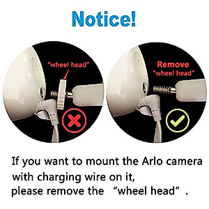 AxPower Metal Wall Mount Adjustable Indoor/Outdoor Aluminium Alloy Security Camera Yard Mount Compatible with Arlo, Arlo Pro 3, Arlo Pro 2, Arlo Ultra, Ring Stick Up Cam (5 Pack, White)