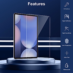 SPARIN Screen Protector for Galaxy Tab S10 Plus/S9 Plus/S9 FE Plus/S7 FE 5G/S8 Plus 12.4'', 2 Pack Tempered Glass for Samsung Galaxy Tablet S10+/S9 Plus/S7 FE