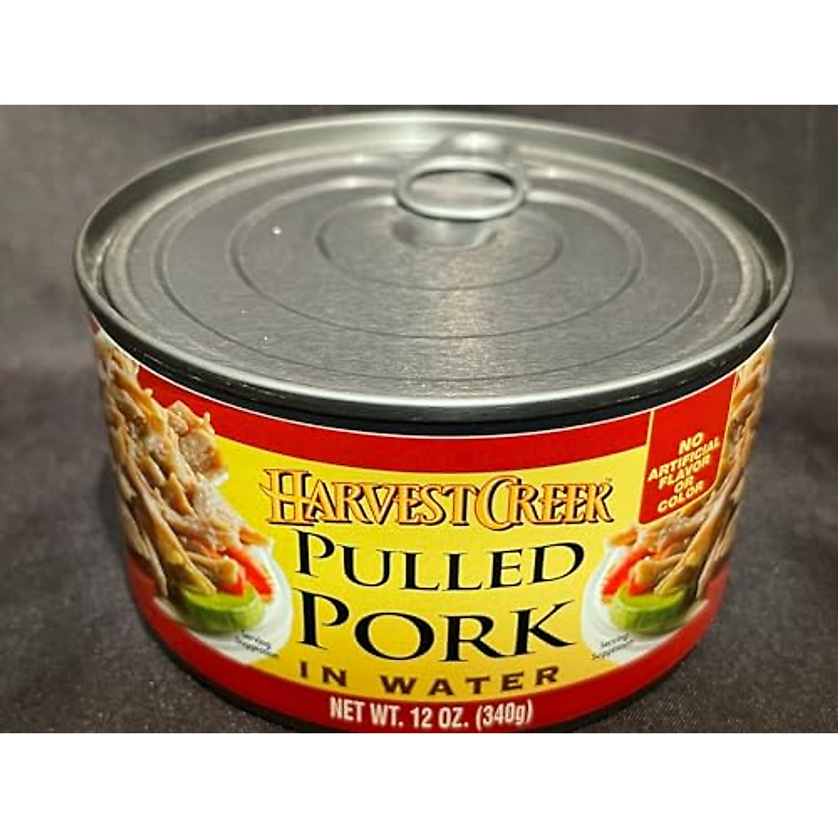 Pack of 15 Harvest Creek Pulled Pork in Water 12oz Cans No artificial flavor No artificial color Product of USA A healthy, low-fat option that's fully cooked and ready to eat