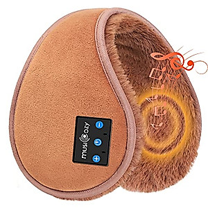 MUSICOZY Bluetooth 5.2 Headband Sports Sleep Headphones, Bluetooth Ear Muffs for Winter Side Sleepers Workout Running Insomnia Travel Yoga Office Cool Gadgets Tech Unique Gifts, 2 Pack