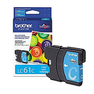Brother Lc61c Innobella Ink Cartridge, Cyan - in Retail Packaging