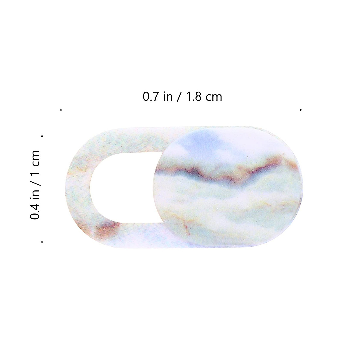 SOLUSTRE 3 Pcs Camera Privacy Cover Phone Webcam Cover Webcam Sticker Tablet Camera Cover Computer Stickers for Laptop Webcam Sliding Cover Slider abs Protective case Personality