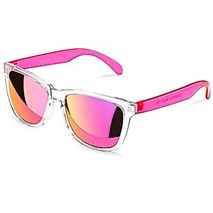 COLOSSEIN Sunglasses Womens Classic Square Frame UV400 Mirrored Lens, Fit for Outdoor, Vacation, Driving