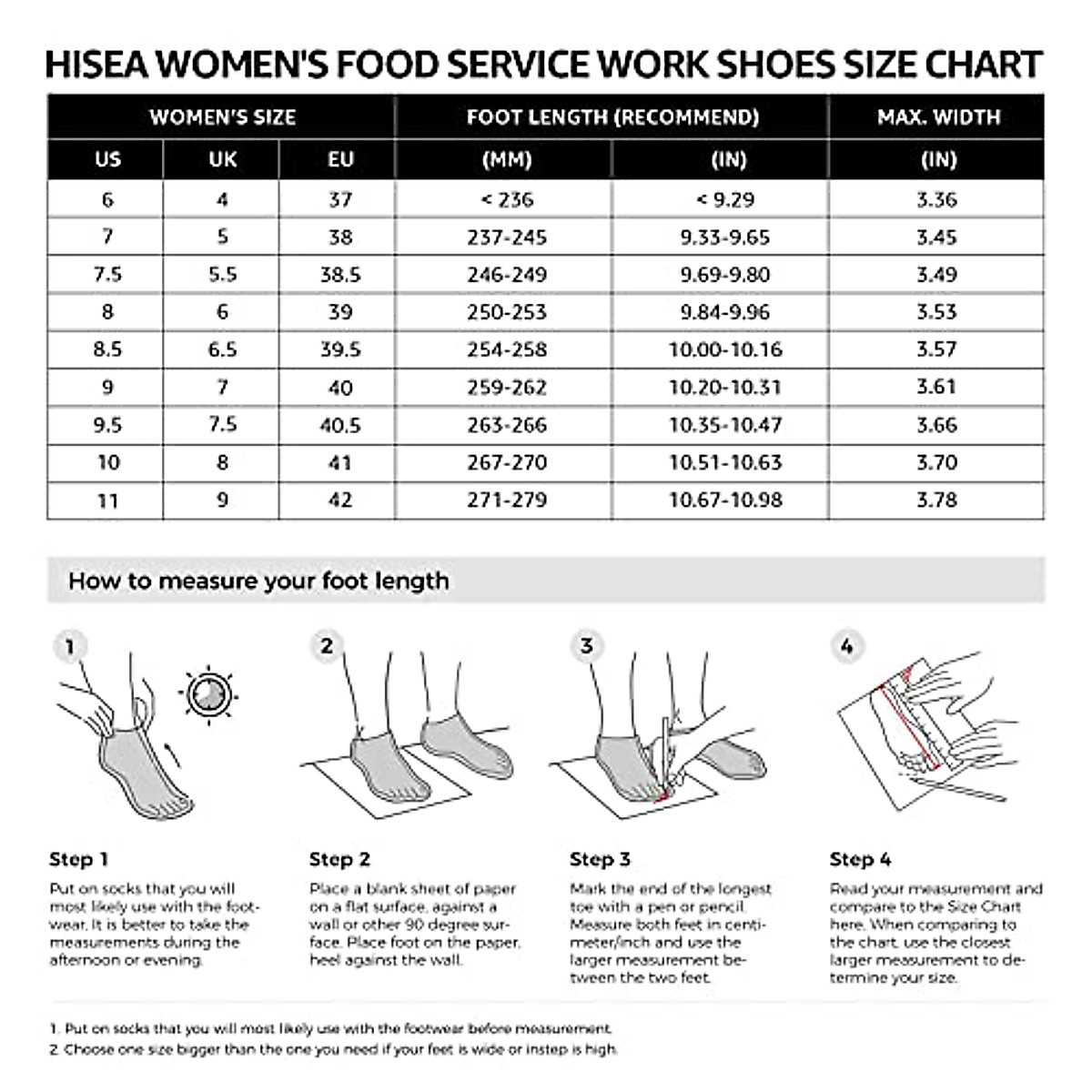 HISEA Non-Slip Work Shoes for Women Slip Resistant Food Service Restaurant Nurse Work Shoes Comfort Lightweight Casual Sneakers Size 8 Black