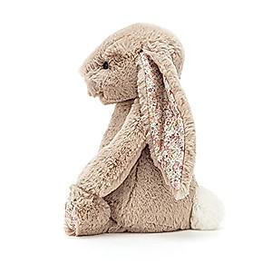Jellycat Blossom Bea Beige Bunny Stuffed Animal, Medium 12 inches | Rabbit and Bunny Plush Toy | Classic Children's Gift