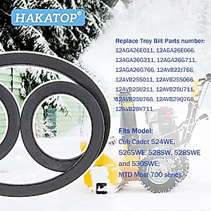 265-472 954-04260 3/8" X34" Drive Belt Replaces MTD 754-04260 Cub Cadet Troy Bilt mtd-490-501-m005 524SWE 21" Walk-Behind Mowers Snow Throwers