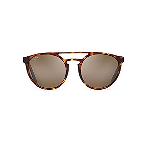 Maui Jim Men's and Women's Ah Dang! Polarized Fashion Sunglasses, Tortoise/HCL® Bronze, Medium