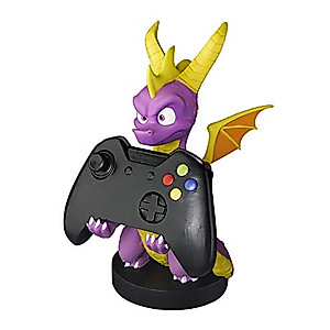 Exquisite Gaming: Spyro The Dragon - Original Mobile Phone & Gaming Controller Holder, Device Stand, Cable Guys, Licensed Figure