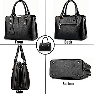 XingChen Purses and Handbags for Women Fashion Messenger Bag Ladies PU Leather Top Handle Satchel Shoulder Tote Bags Green