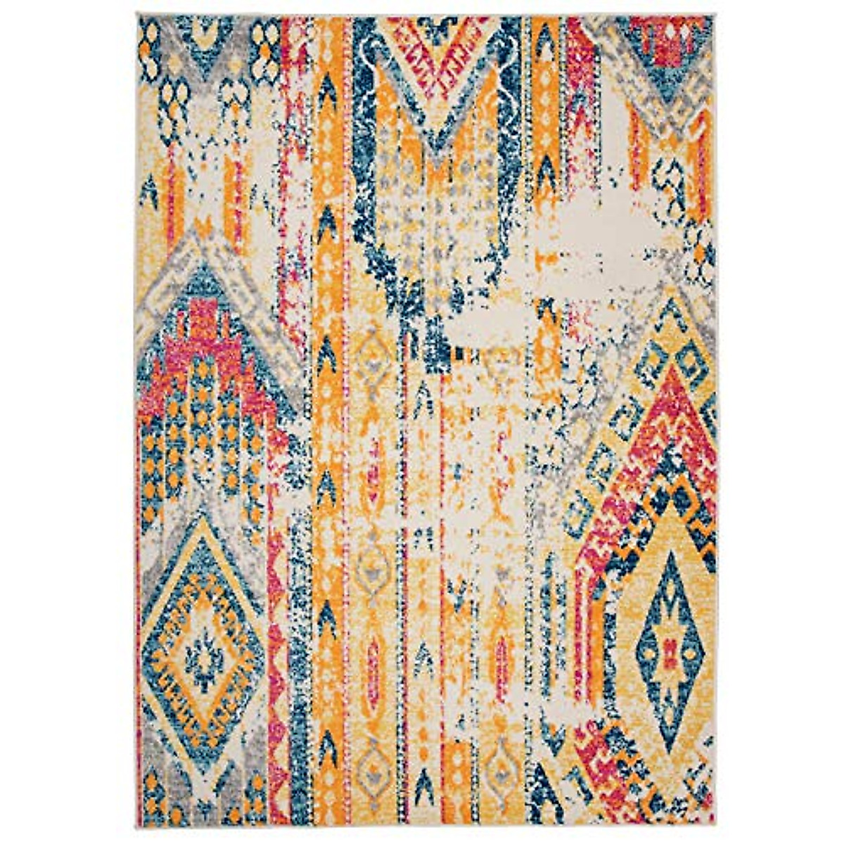 Rugshop Sky Collection Bohemian Area Rug 5' x 7' Multi
