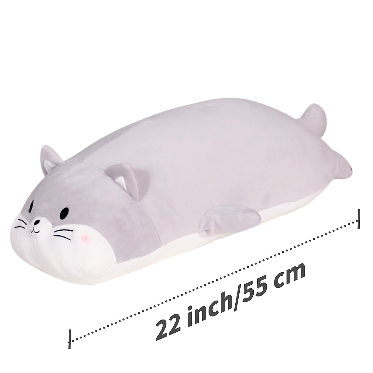 FFxiong 20" Shiba Inu Stuffed Animal Pillow Large Kawaii Anime Corgi Plushies Soft Hugging Body Pillow Cute Big Fat Plush Toy Dog Gift for Boy Girl Kids Christmas Birthday Valentines