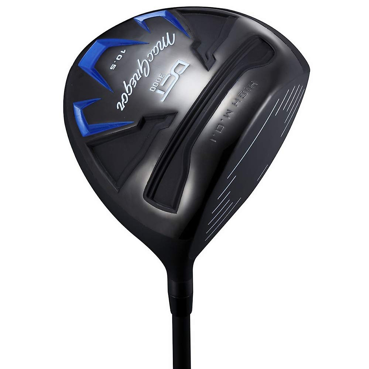 MACGREGOR Golf Mens DCT3000 Set & Golf Bag Golf Club Package Set, Black/Royal, 5-SW, Putter