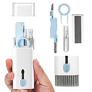 anngrowy Cleaner Kit for Airpod Bluetooth Earphones Earbud Airpods 2 Pro 2023 Keyboard Cleaner Brush Electronic Cleaning Kit for Laptop iPhone Computer Screen Headset Charging Case Cleaning Pen Tools