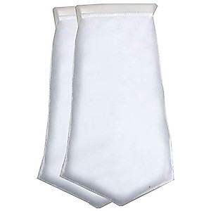 2 Pack - 4.5 Inch 200 Micron - Aquarium Felt Filter Bags -7x4.5" Rectangle Filter Sock - Fits Eshopps