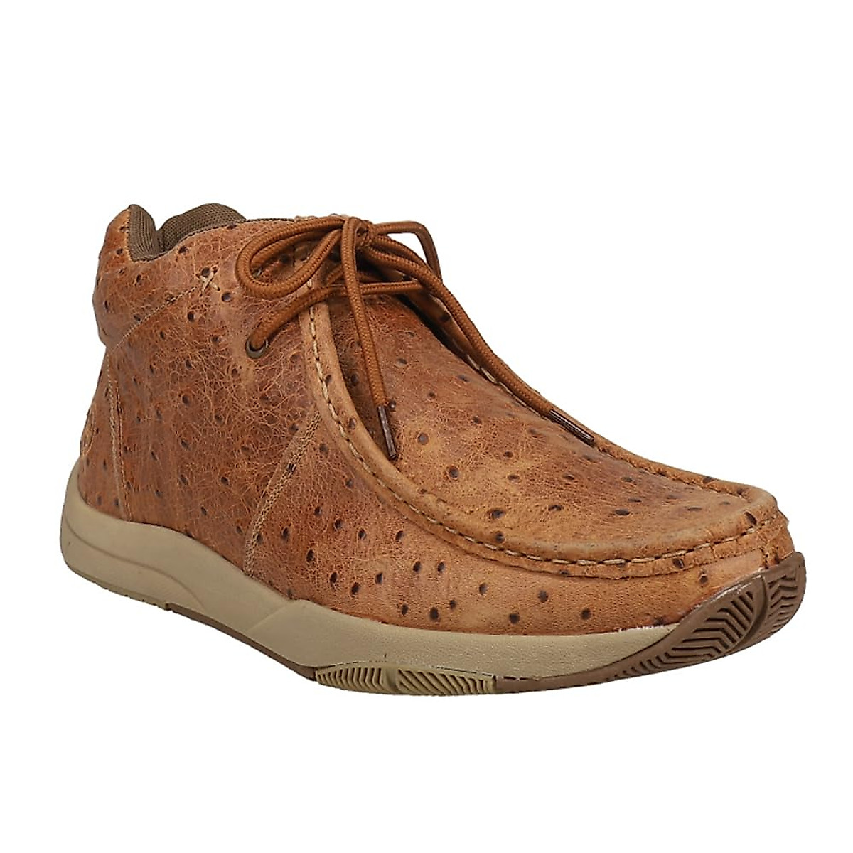 ROPER Mens Clearcut Textured Moc Toe Chukka Casual Boots - Brown - Size 9 D