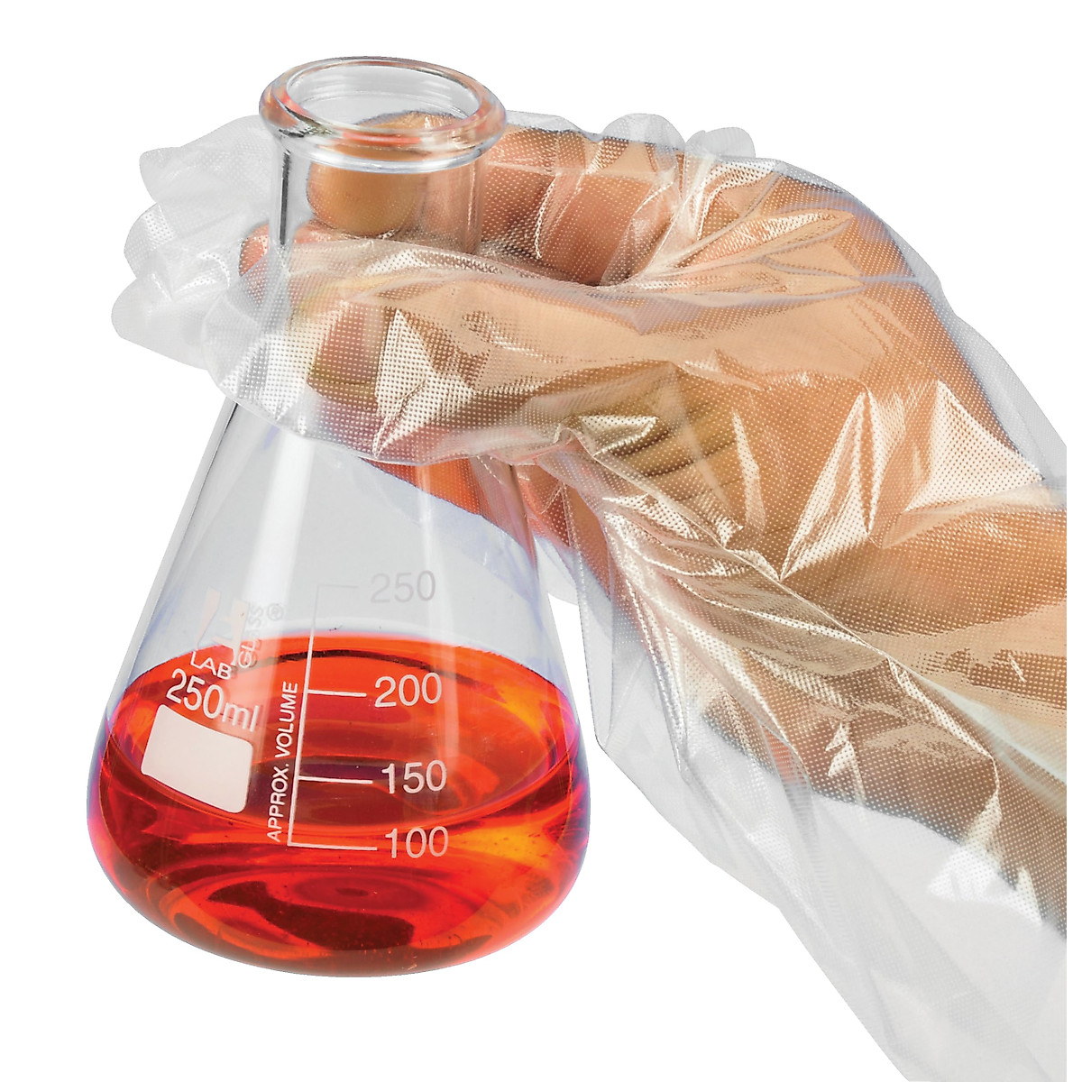 EISCO 12PK Erlenmeyer Flasks, 250mL - Borosilicate Glass - Narrow Neck Flasks, Conical Flasks, Glass Flasks