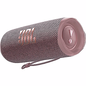 JBL Flip 6 - Waterproof Portable Bluetooth Speaker, Powerful Sound and deep bass, IPX7 Waterproof, 12 Hours of Playtime with Megen Hardshell Case - Pink
