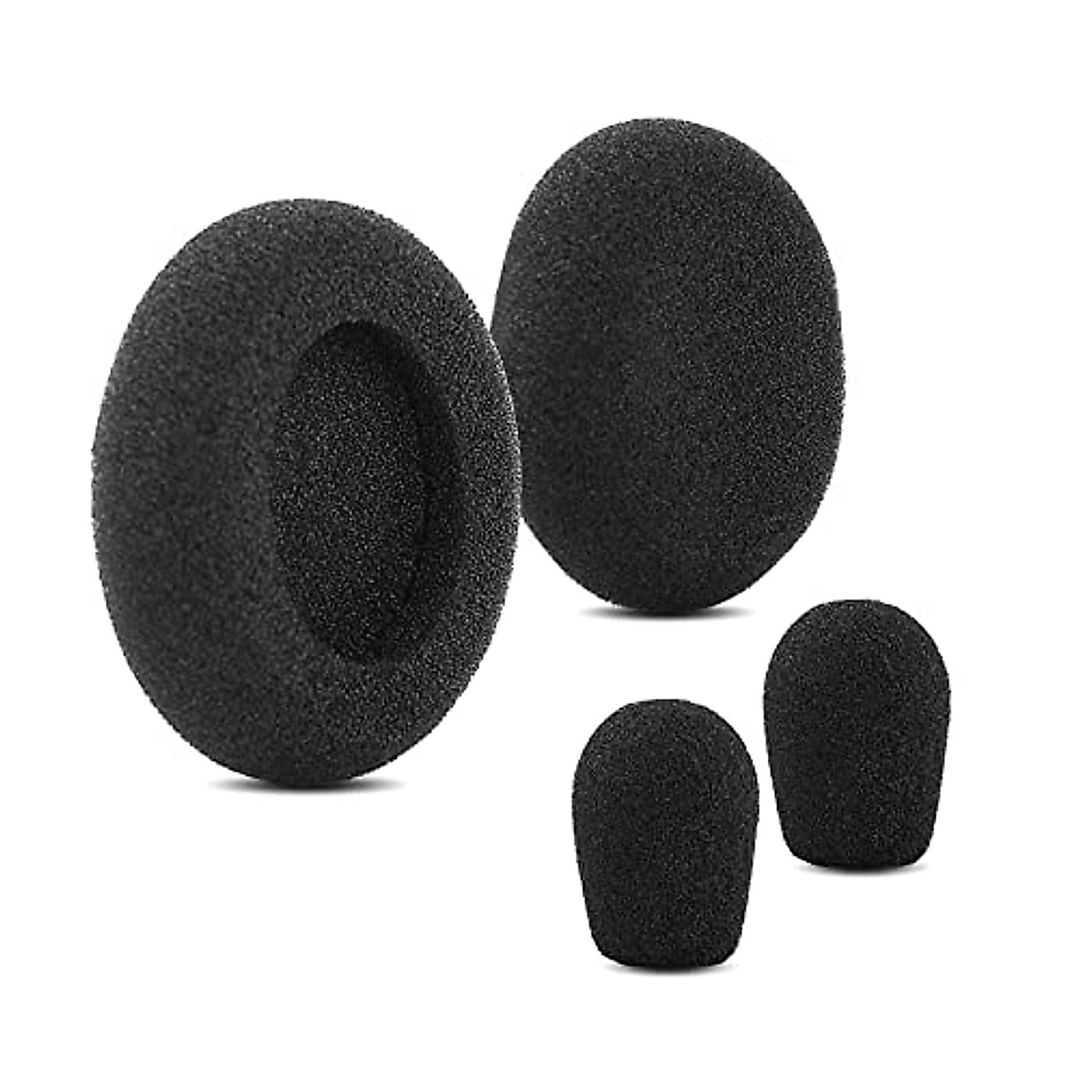 YDYBZB Ear Pads Cushion Earpads Mic Foam Replacement Compatible with VXI BlueParrott C400-XT Noise Canceling Headphones
