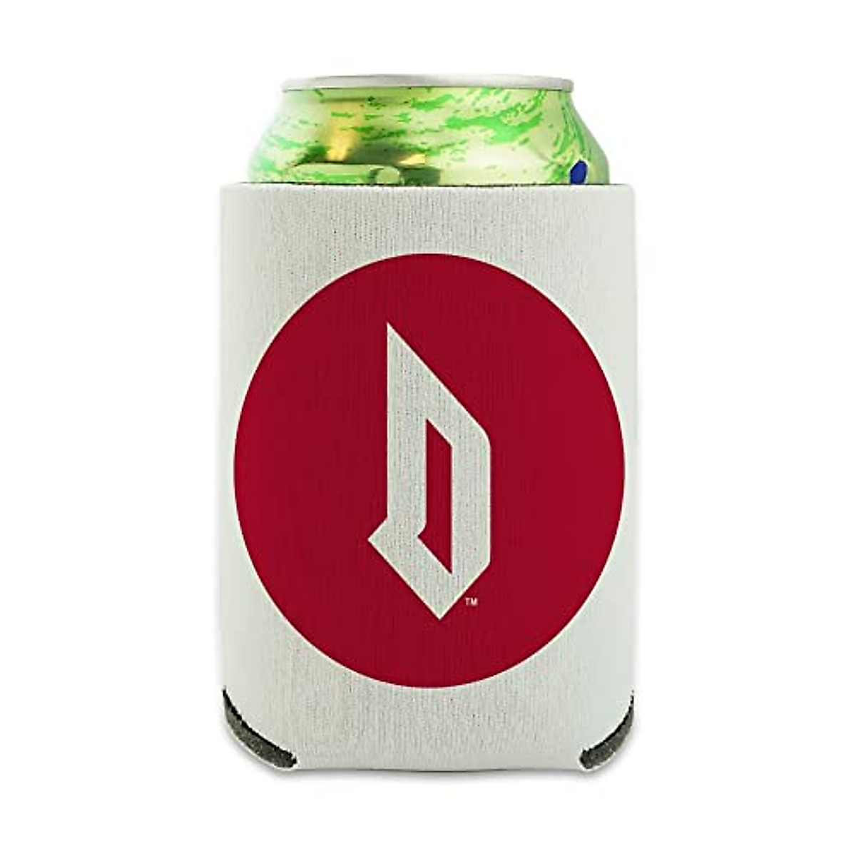 Duquesne University Secondary Logo Can Cooler - Drink Sleeve Hugger Collapsible Insulator - Beverage Insulated Holder