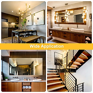 Anivona Night Light Bulb,[4PACK]15 Watt LED Night Light Bulb Equivalent, 1.5W Led Bulbs C7 S6, Mini Candelabra E12 Base, Warm White 3000K LED, 150LM Small Light for Bedroom Salt Lamp Bulbs Lighthouse